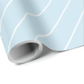 Elegant Baby Blue Geometric Pattern Wrapping Paper | Zazzle