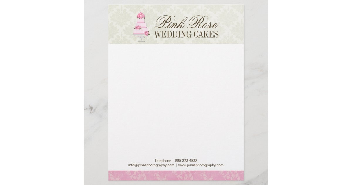 Elegant Bakery Letterhead | Zazzle