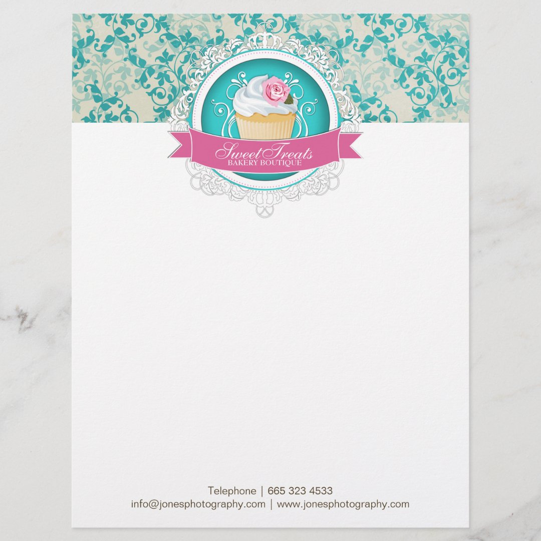 Elegant Bakery Letterhead | Zazzle