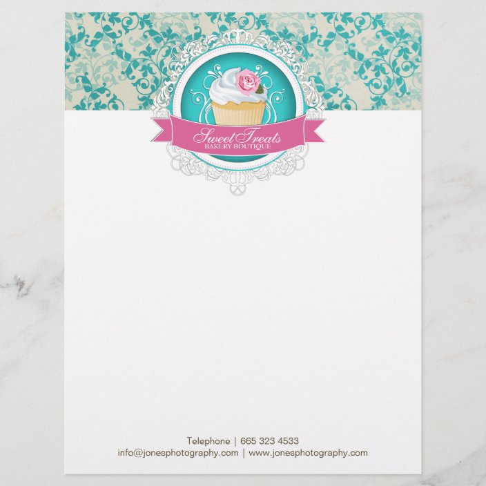 Elegant Bakery Letterhead | Zazzle.com