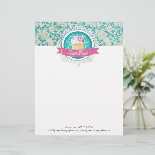 Elegant Bakery Letterhead | Zazzle
