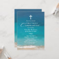 Elegant Beach First Holy Communion Invitation | Zazzle