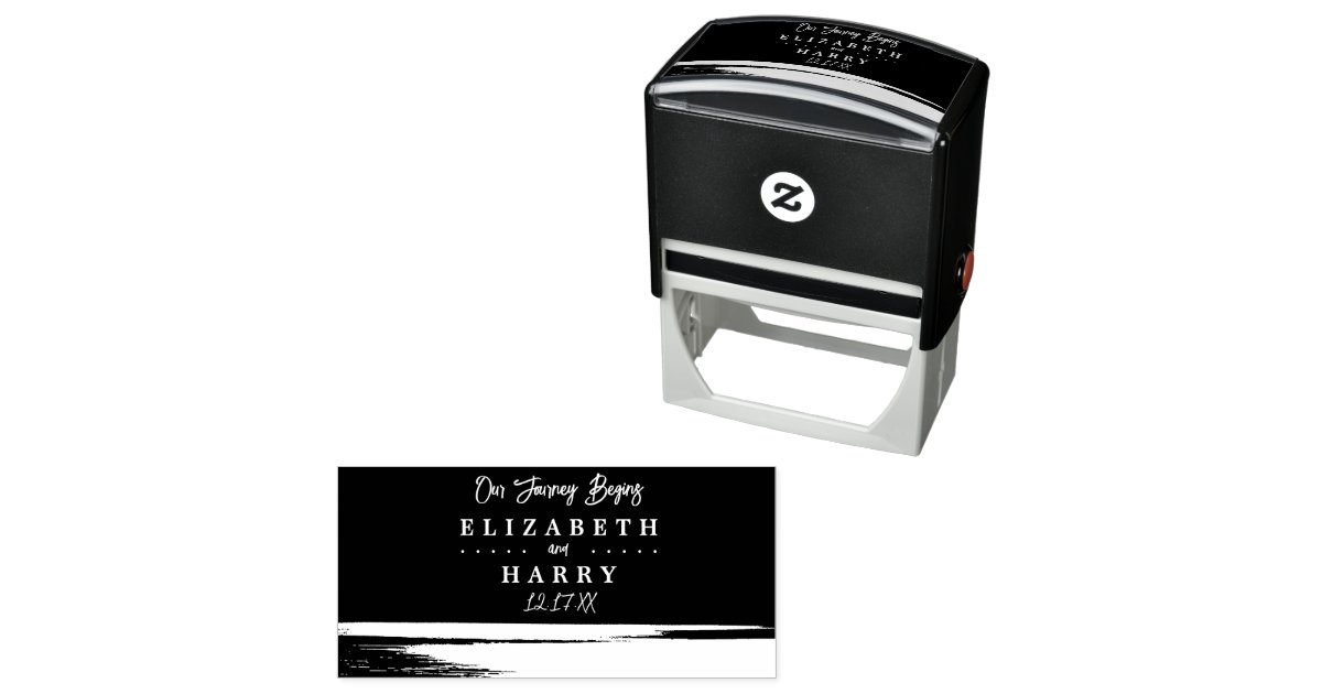 Elegant Beach Self-inking Stamp | Zazzle