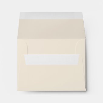 Elegant Beige Linen RSVP Envelopes | Zazzle