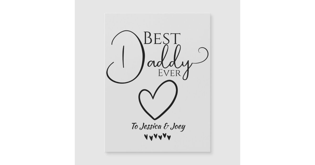 elegant, best dad ever, calligraphy personalize | Zazzle