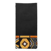 Elegant Black African pattern napkins | Zazzle
