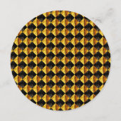 Elegant Black And Gold Rhombus Menu | Zazzle