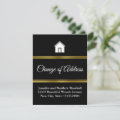 Elegant Black and White Change of Address Moving Announcement | Zazzle