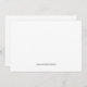 Elegant Black and White Classic Note Card | Zazzle