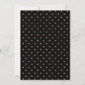Elegant Black and White Polka Dots Graduation Invitation | Zazzle