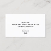 Elegant Black Border Satin Gold Professional Calling Card | Zazzle