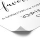Elegant Black Calligraphy In Lieu Of Favors Sign | Zazzle