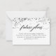 Elegant Black Confetti Graduation Future Plans Note Card | Zazzle