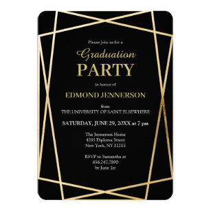 Formal Graduation Invitations | Zazzle