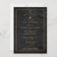 Elegant Black & Gold Script 1st Holy Communion Invitation | Zazzle