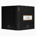 Elegant Black Leather Trust Documents Binder | Zazzle