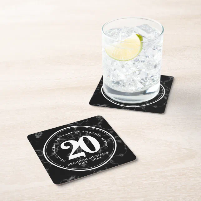 black paper coasters