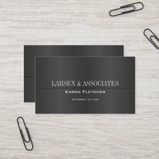 Elegant Black Modern Business Card Template | Zazzle.com