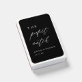 Elegant Black Perfect Match Wedding Matches | Zazzle