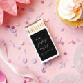 Elegant Black Perfect Match Wedding Matches | Zazzle