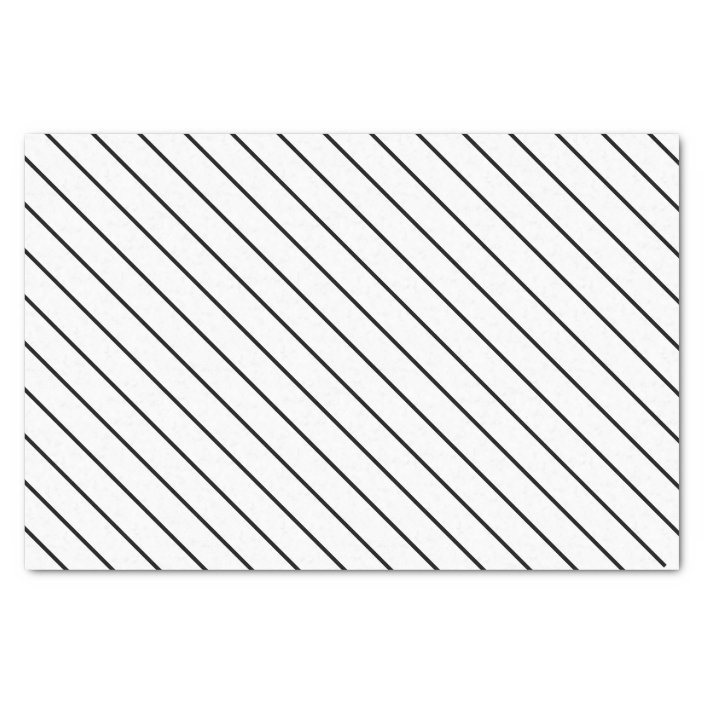 Elegant Black Pinstripe Design Tissue Paper | Zazzle.com