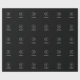 Elegant Black retail Wrapping Paper with logo | Zazzle
