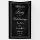 Elegant Black White Custom Wedding Welcome Banner | Zazzle