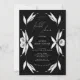 Elegant Black & White Floral Capsule Bridal Shower Invitation | Zazzle