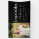 Elegant Black White Graduation Photo Banner | Zazzle