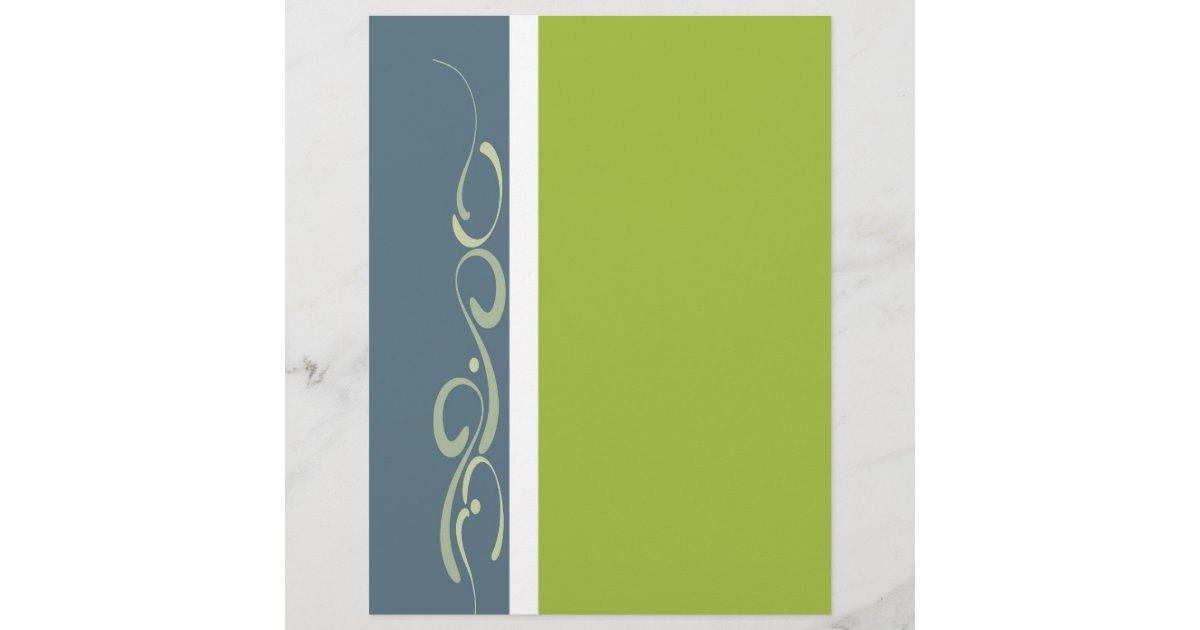 Elegant blank flyer background | Zazzle