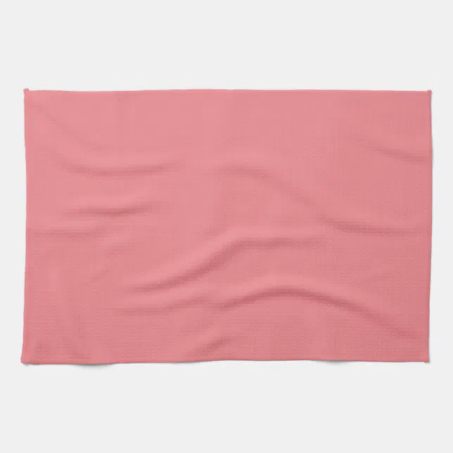 Elegant Blank Template Charisma Red Solid Color Kitchen Towel | Zazzle