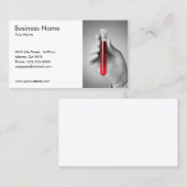 Elegant Blood Sample Health Service Doctor Business Card | Zazzle