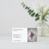 Elegant Blood Sample Health Service Doctor Business Card | Zazzle