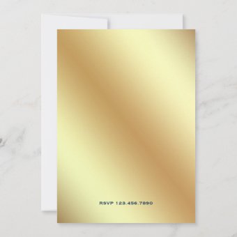 Elegant Blue and Gold Nautical Compass Birthday Invitation | Zazzle