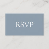 Elegant Blue and White Floral Wedding RSVP Cards | Zazzle