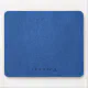 Elegant Blue Faux Leather Texture Print Mouse Pad | Zazzle