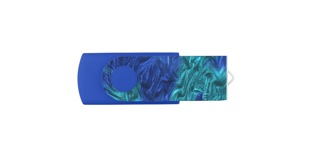 Elegant Blue Flash Drive | Zazzle