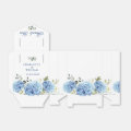 Elegant Blue Hydrangea Eucalyptus Gift Wedding Favor Boxes | Zazzle