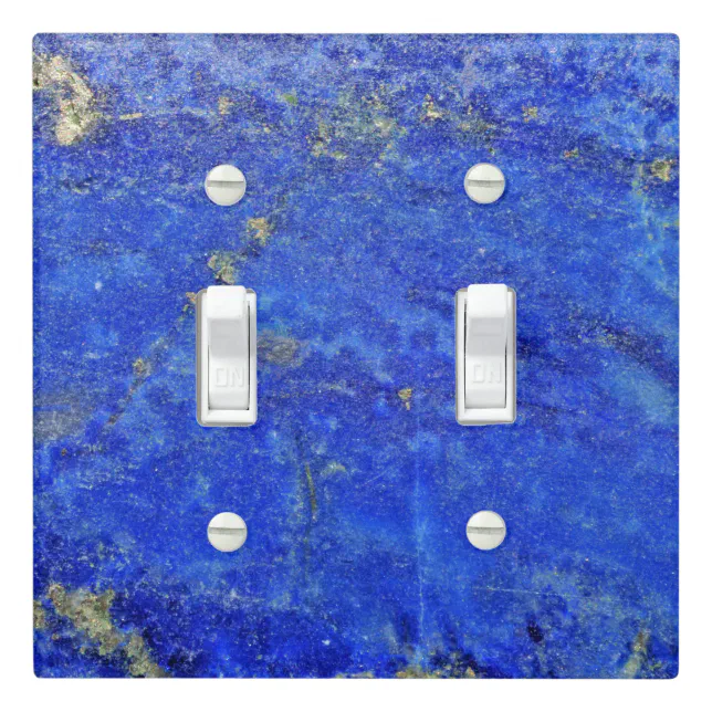 Elegant Blue Lapis Lazuli Gemstone Light Switch Cover | Zazzle
