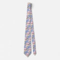 Elegant Blue Pink Purple Hydrangeas Neck Tie | Zazzle
