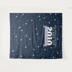 Elegant, blue School Reunion Photobooth backdrop | Zazzle