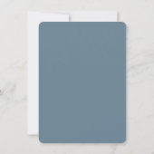 Elegant Blue Script QR Online Gallery Wedding Thank You Card | Zazzle