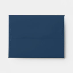 Elegant Blue Self Addressed Envelope | Zazzle