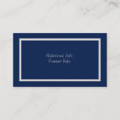 Elegant Blue & Silver Loyalty Card | Zazzle