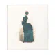 Elegant Blue Victorian Dress Fashion Notepad | Zazzle