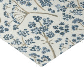 Elegant Blue Watercolor Flowers Tissue Paper | Zazzle