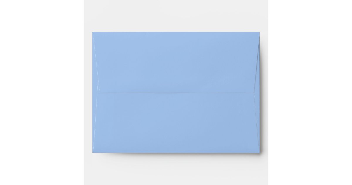 Elegant blue wedding envelope | Zazzle
