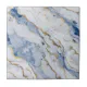 Elegant blue white gold marble granite pattern ceramic tile | Zazzle
