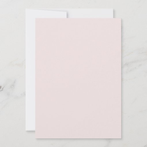 Elegant Blush Pink Classic Wedding Invitation | Zazzle