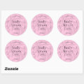 Elegant Blush Pink Lotion Jar Round Product Label | Zazzle